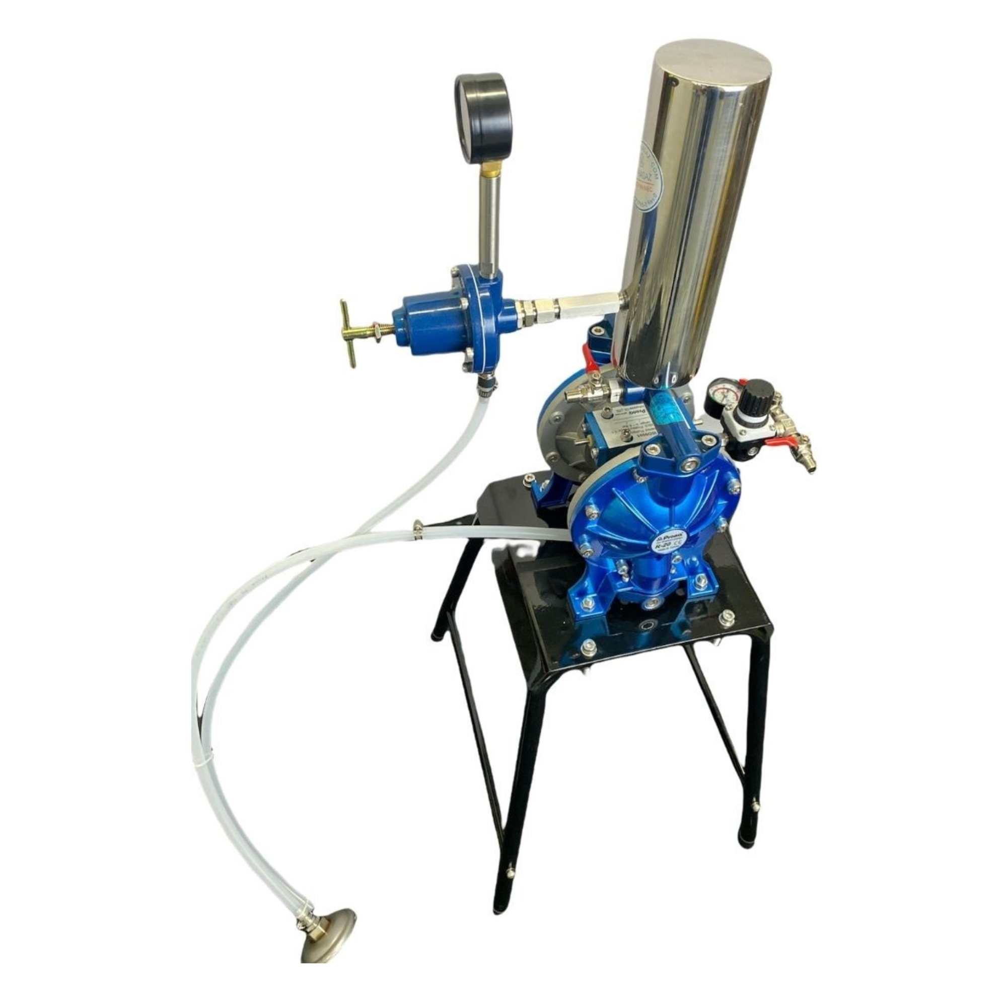 BOMBA DOBLE DIAFRAGMA CON REGULADOR DE FLUJO REF: R-2000-S MARCA: PRONA ...